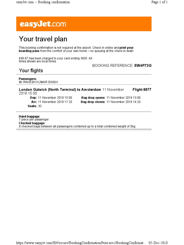 Flight Ticket | PDF