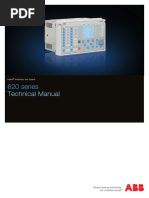 REF 615 Relay Manual | PDF | Electrical Engineering | Electromagnetism