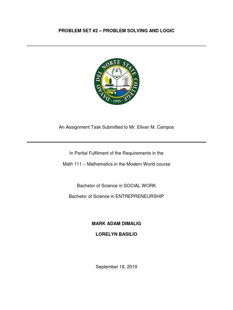 Front Page Format | PDF