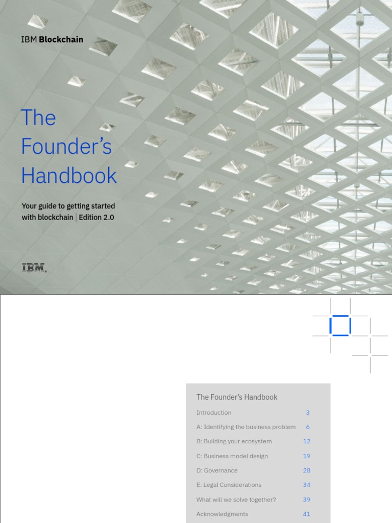 Blockchain Ibm Handbook PDF | PDF | Business