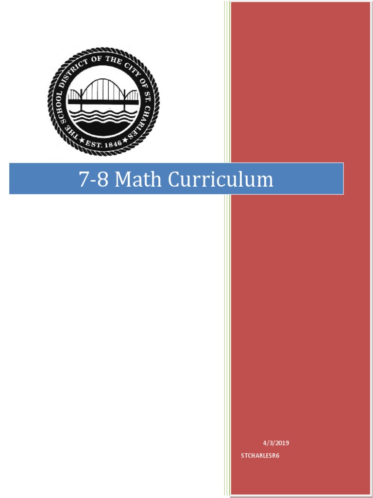 7-8 Math Curriculum COMPLETE | PDF | Numbers | Area