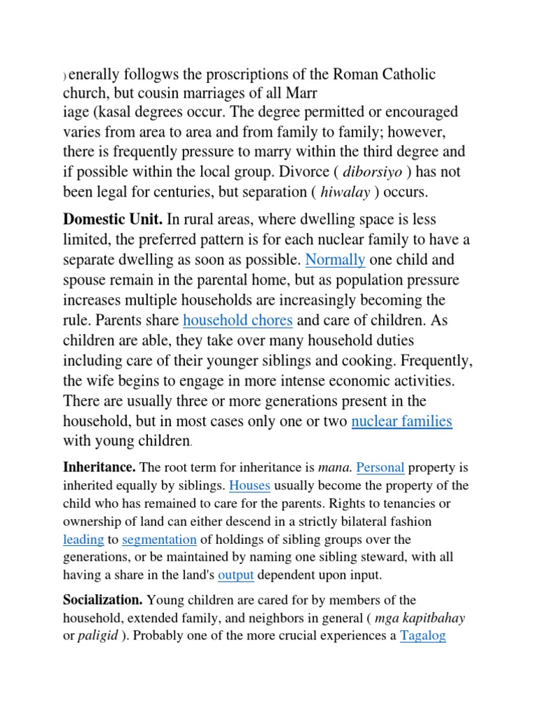 Enerally Follogws The Proscriptions of The Roman Catholic Church | PDF ...