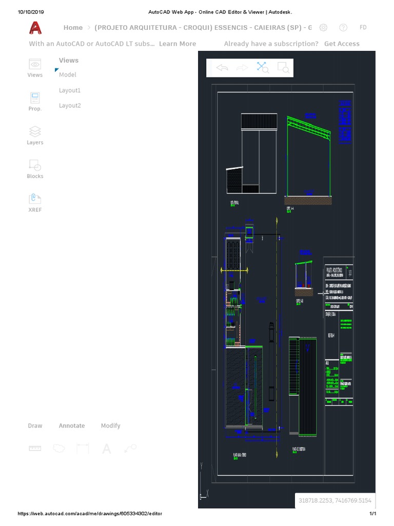 Online CAD Editor & Viewer for AutoCAD Web App Document Discussing ...