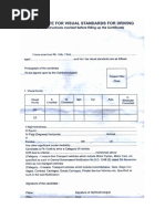 Eye Test Certificate for Driving License | PDF
