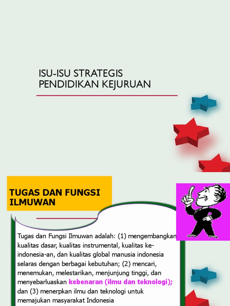Isu Strategis Pendidikan | PDF