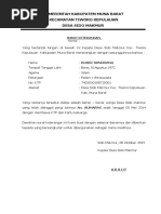 Surat Keterangan Usaha Dari Desa | PDF