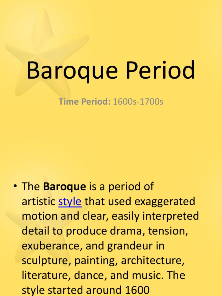 Baroque Period: Time Period: 1600s-1700s | PDF | Peter Paul Rubens ...