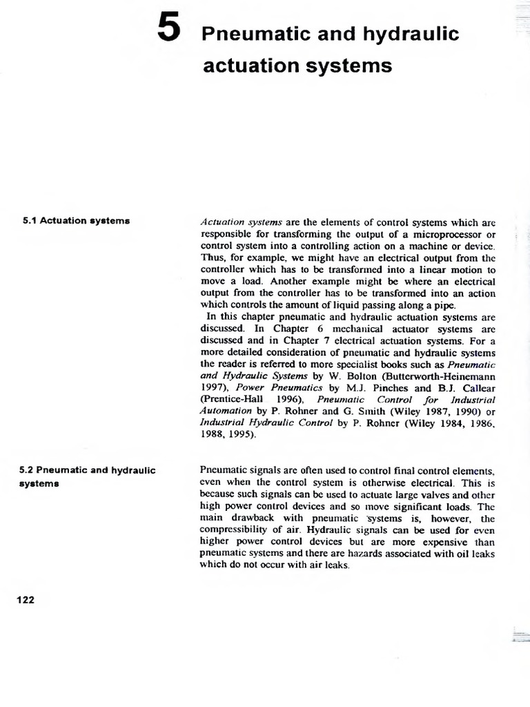 Pneumatic and Hydraulic Actuation Systems | PDF | Valve | Actuator