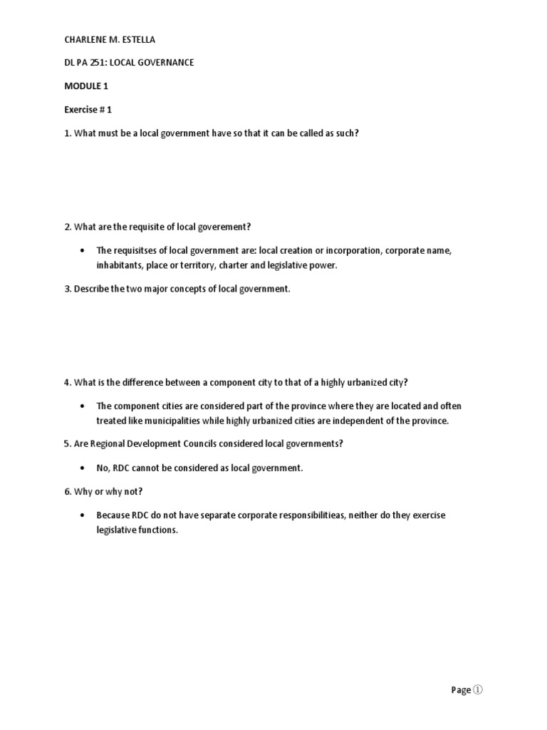 Local Governance | PDF | Local Government | Government Information