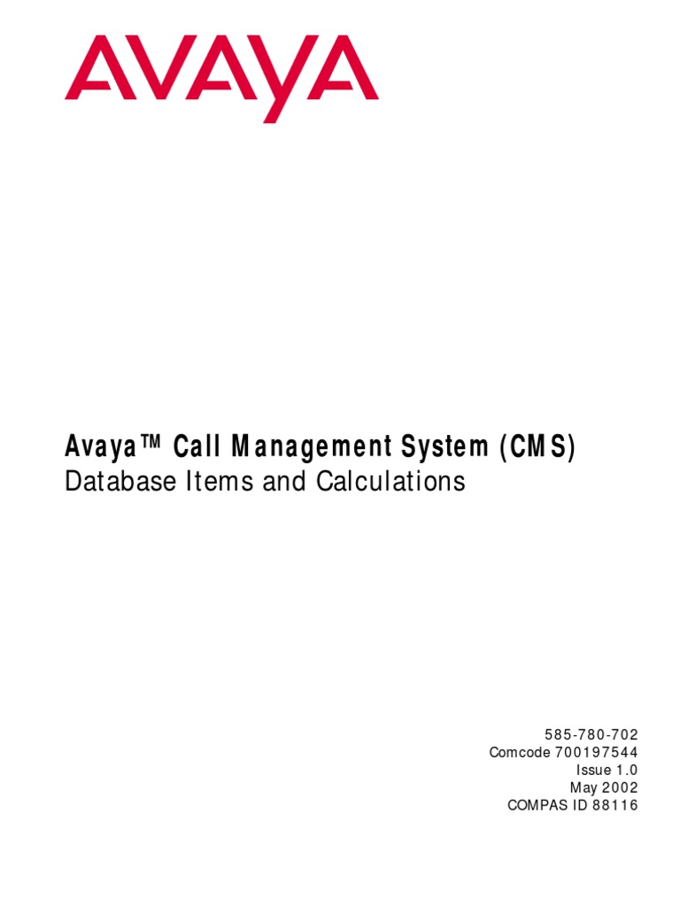 CMS Database Table Items and Descriptions PDF | Telecommunication ...