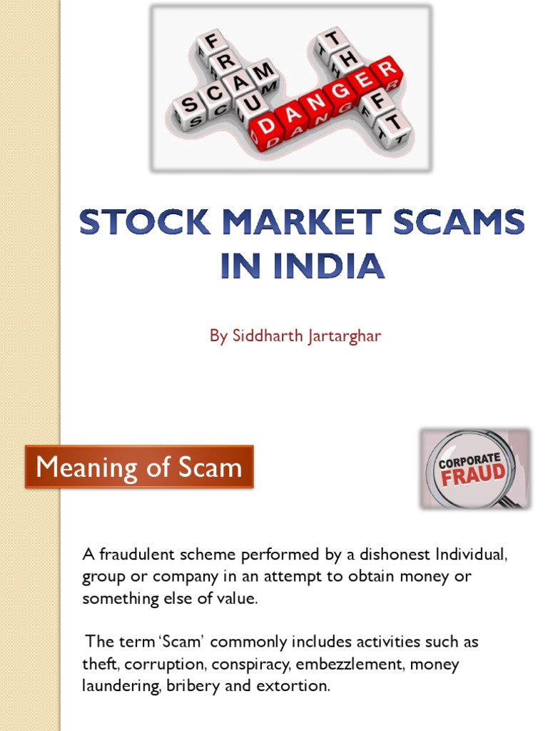 Stock Market Scams | PDF | Stocks | Financial Markets