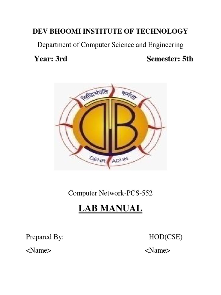 Computer Network Lab | Download Free PDF | Transmission Control ...