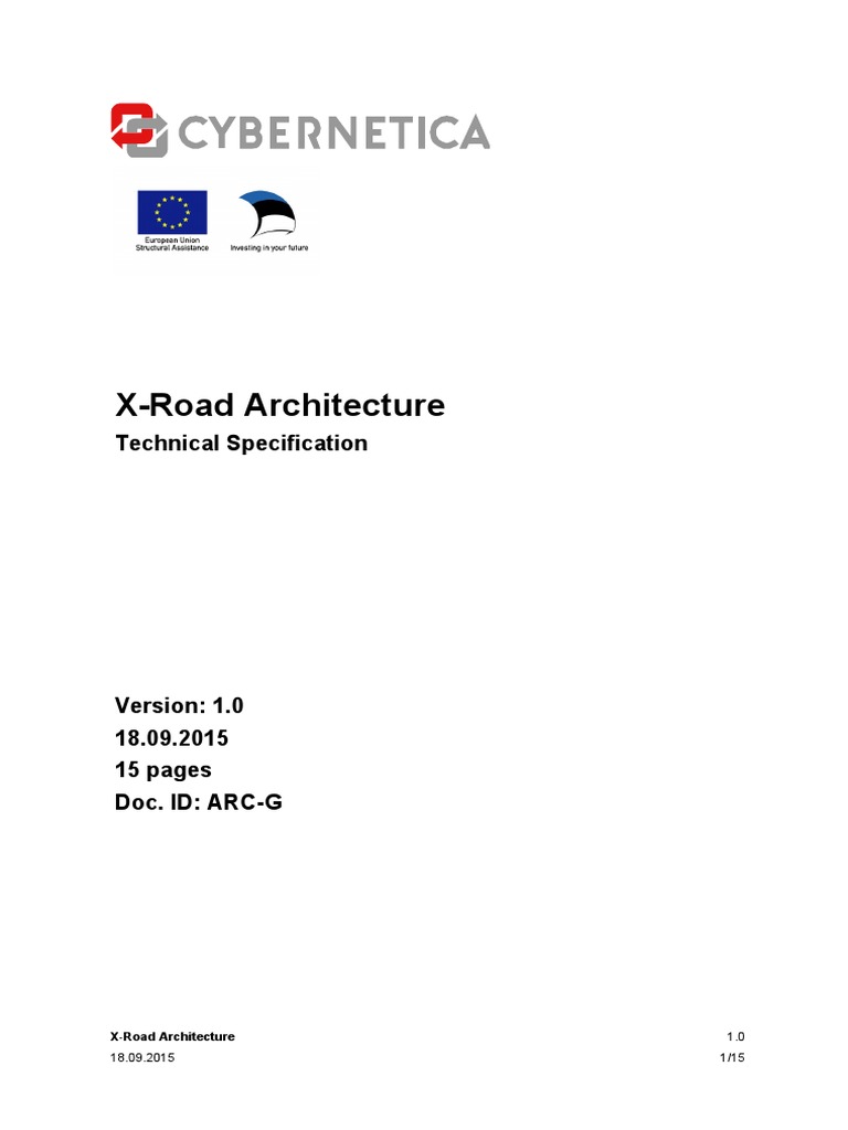 X-Road Architecture Spec 1.0 | PDF | Public Key Certificate | Hypertext ...