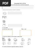Lecturas cortas con m, p, l, s para niños | PDF