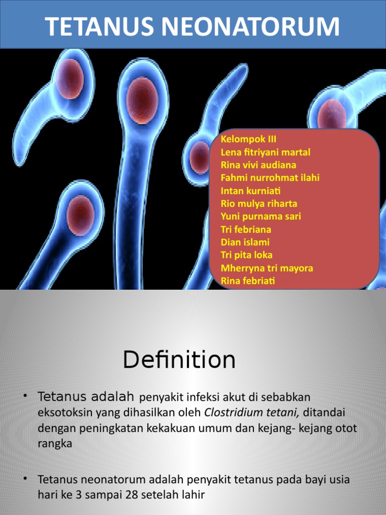 Tetanus Neonatorum: Definisi dan Penanganan | PDF