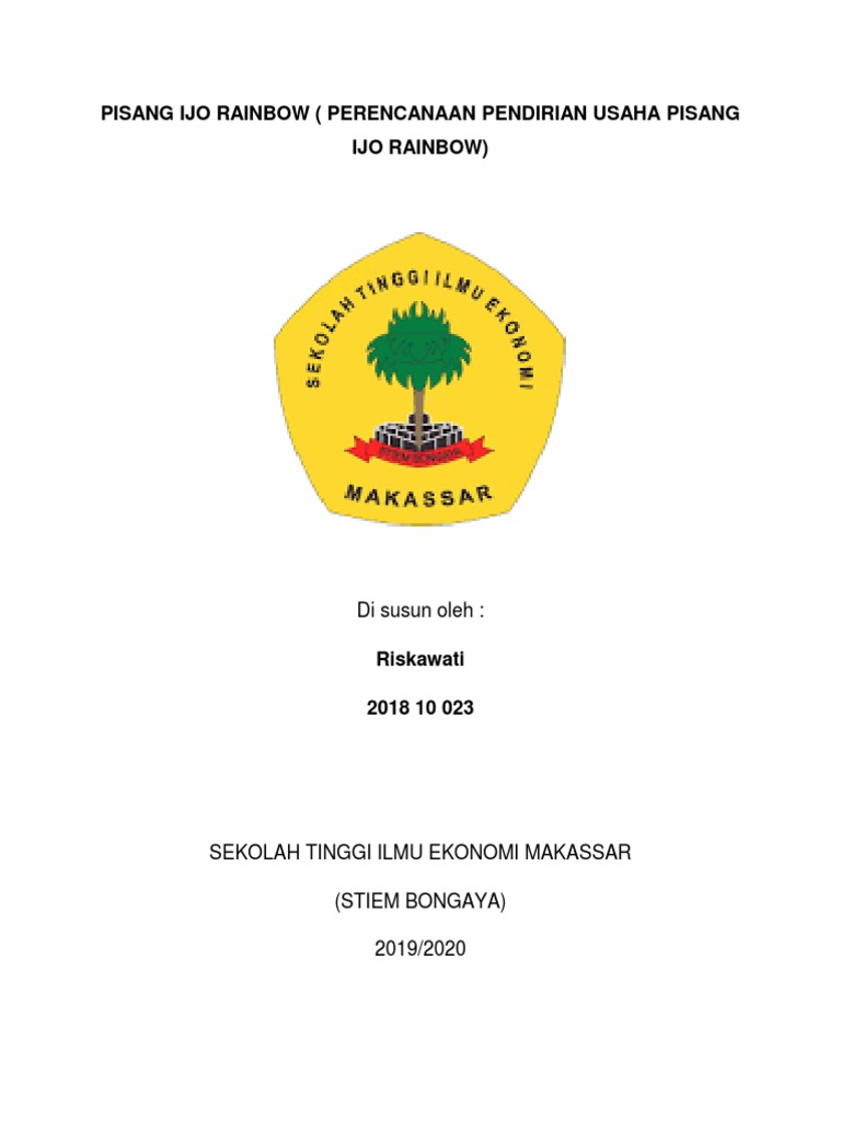 Pisang Ijo Rainbow | PDF