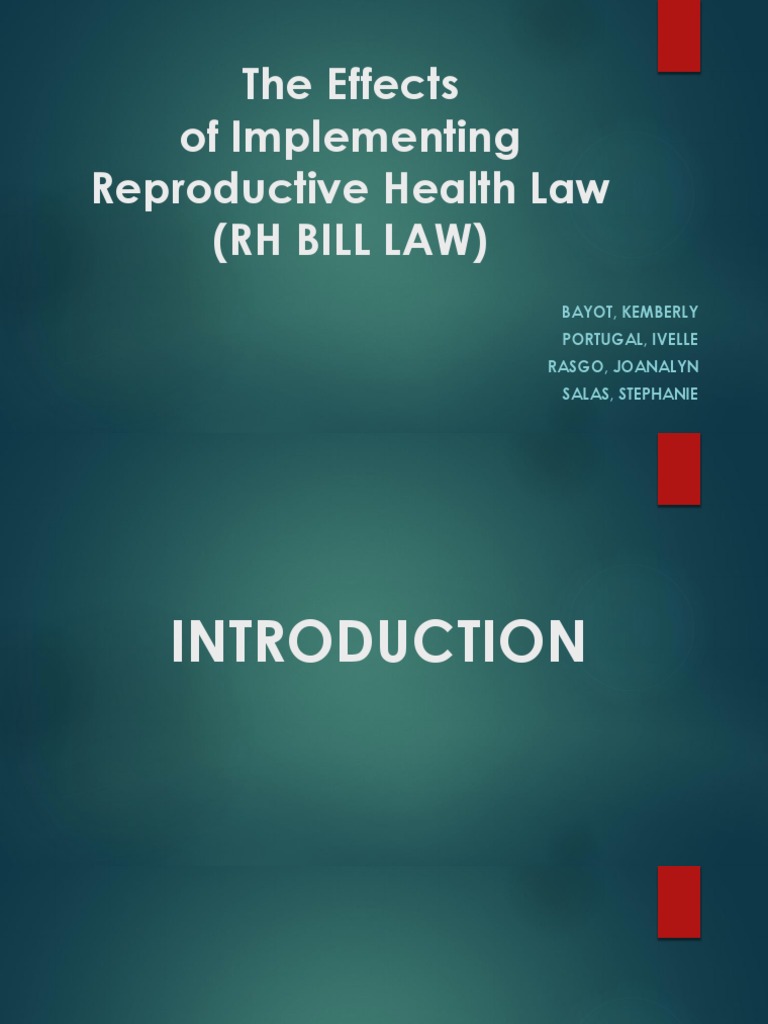 Impact of the Reproductive Health Law | PDF | Self-Improvement