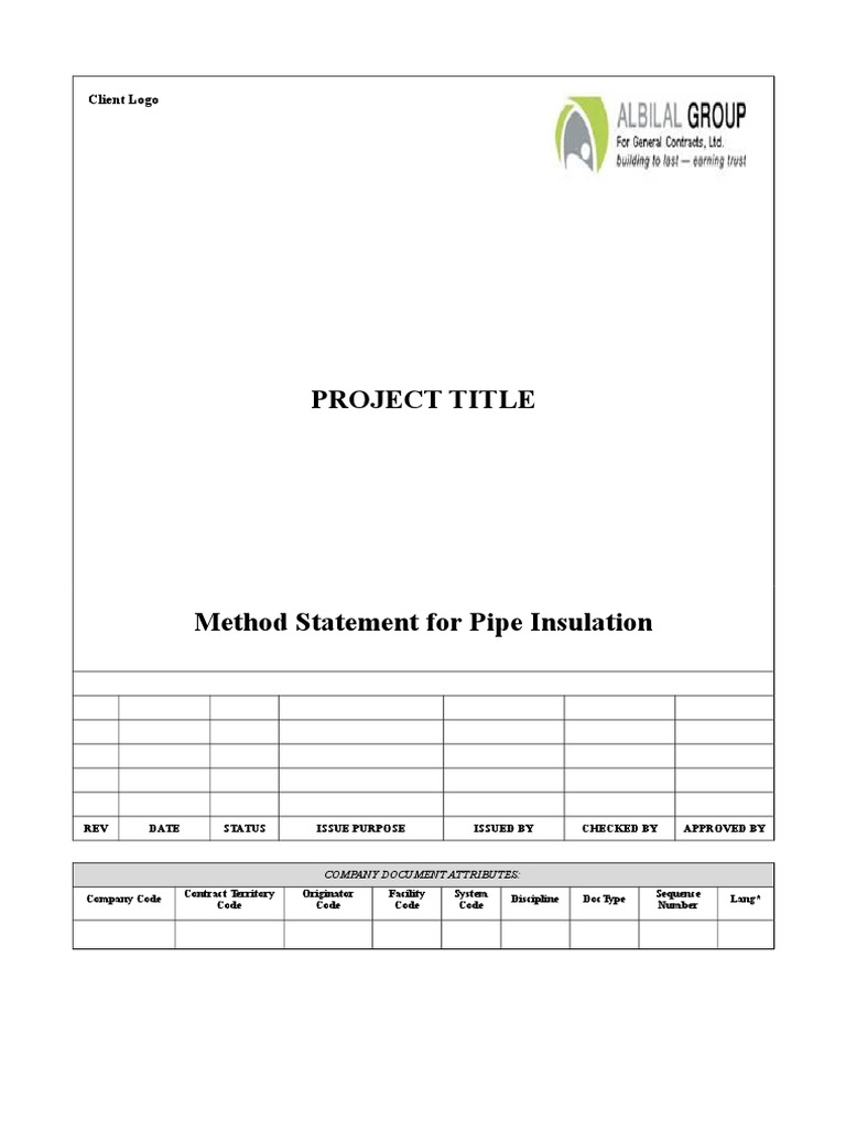 Pipes Cladding and Insullations MS | PDF | Thermal Insulation ...