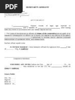 Sworn Statement for Cooperative Officers | PDF