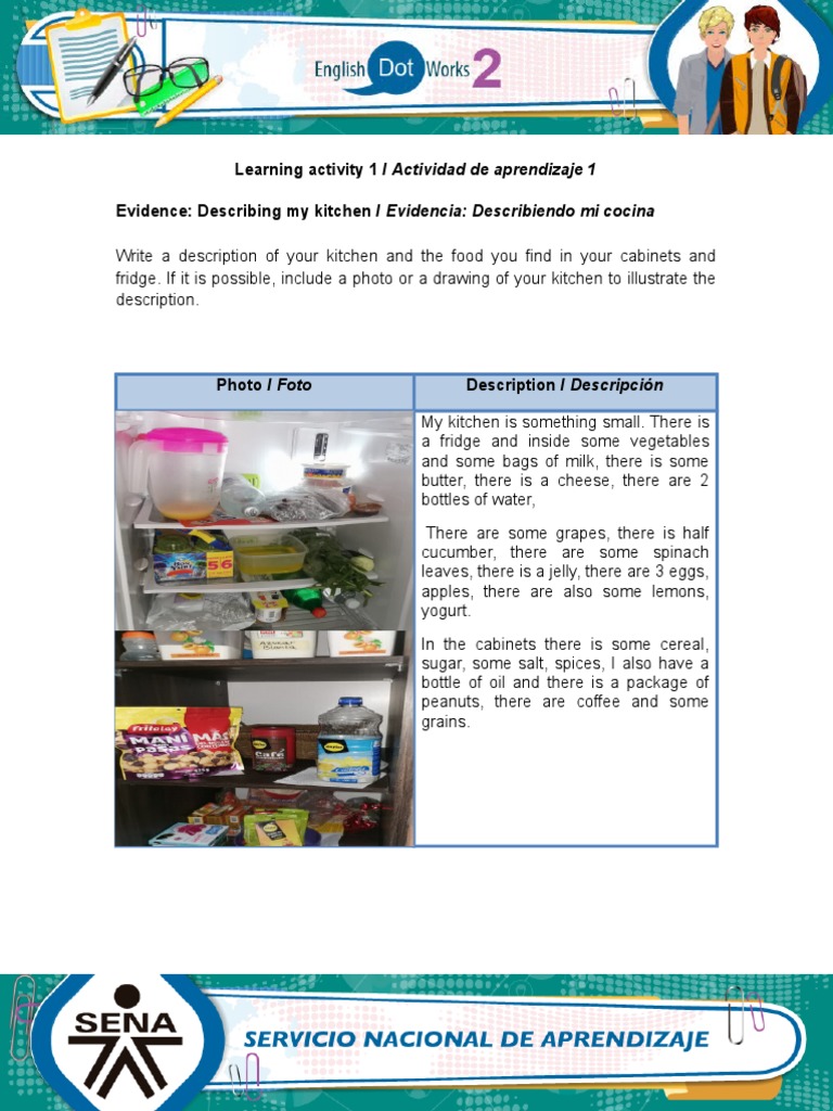 My Kitchen Description & Contents | PDF