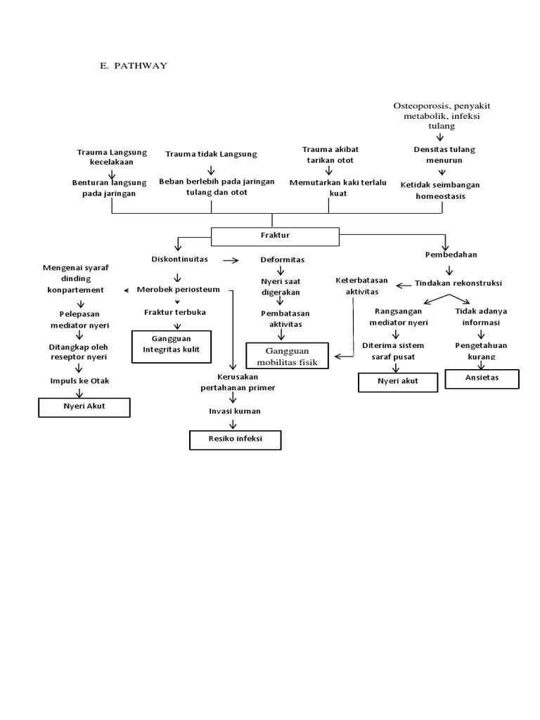 Fraktur Pathway dan Trauma Tulang | PDF