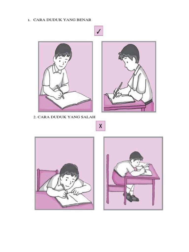Cara Duduk Yang Benar | PDF