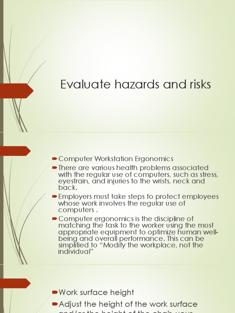 Computer Ergonomics: Safety Tips | PDF | Computer Keyboard | Elbow