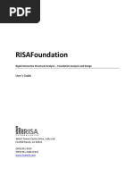 RISA Foundation Footing Design Guide | PDF | Bending | Shear Stress