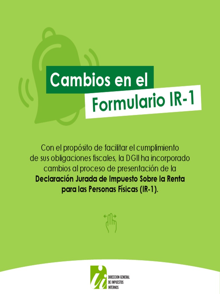Formulario IR 1 PDF | PDF | Beneficio (economía) | Impuesto sobre la renta