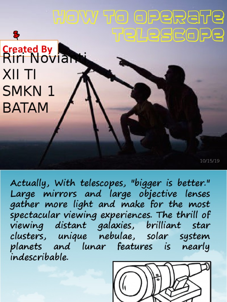 How To Use Telescope | PDF