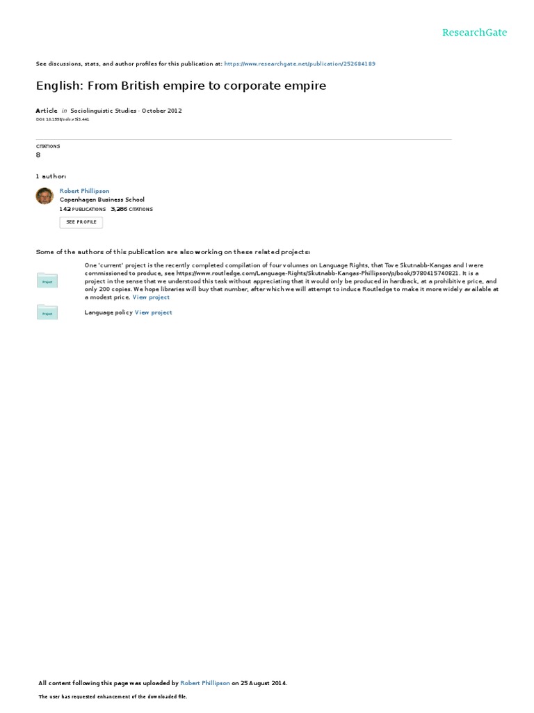 English From British Empire To Corporate Empire | PDF | Colonialism ...