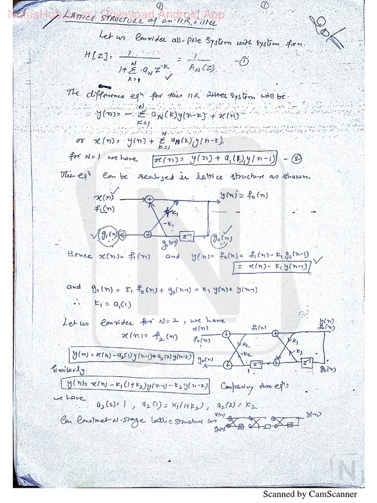 Digital Signal Processing Unit - 3 & 4 PDF | PDF | Mobile App ...