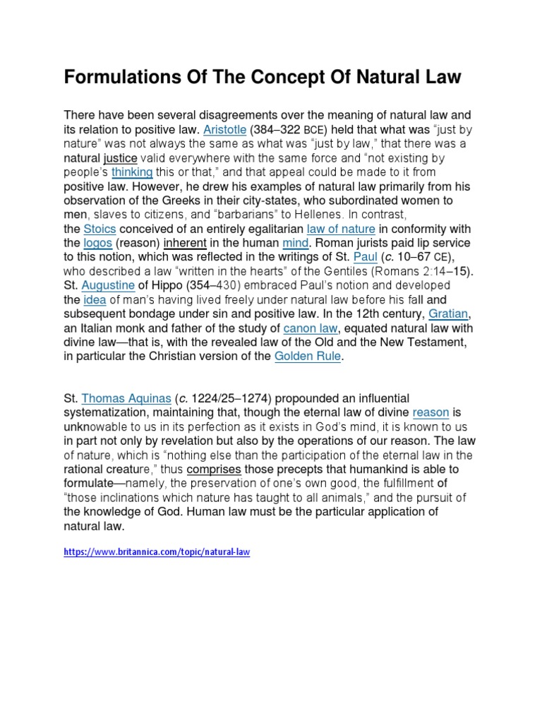 Understanding Natural Law Theories | PDF | Natural Law | Jurisprudence