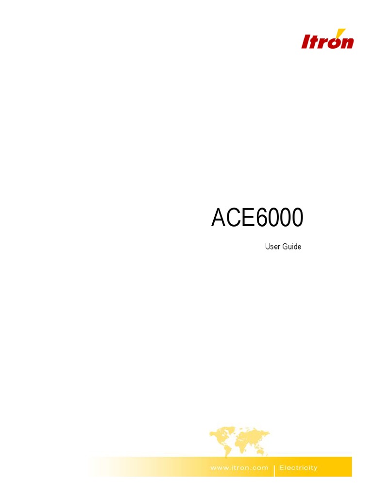 Ace 6000 Manual Técnico y de Operaciones | PDF | Transformer ...