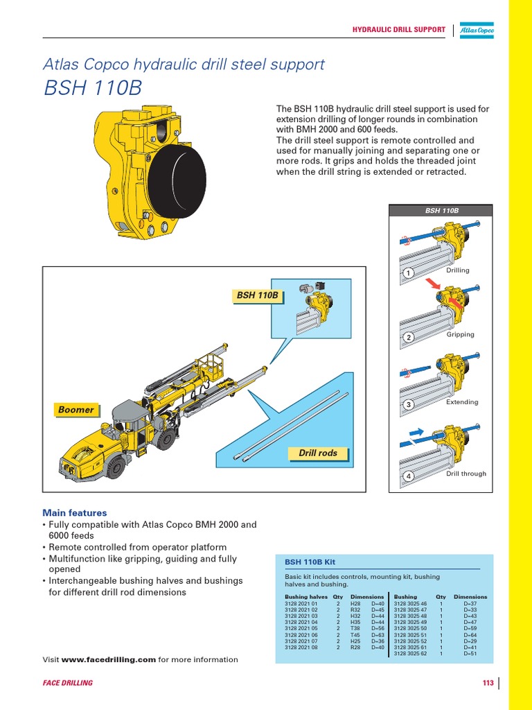113 Hydraulic Drill Support | PDF | Tools