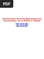 Electronic Instrumentation and Measurements, D.a.bell | PDF