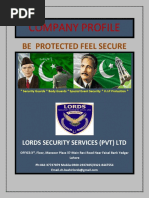Security Company Profile Sample | PDF | Computers