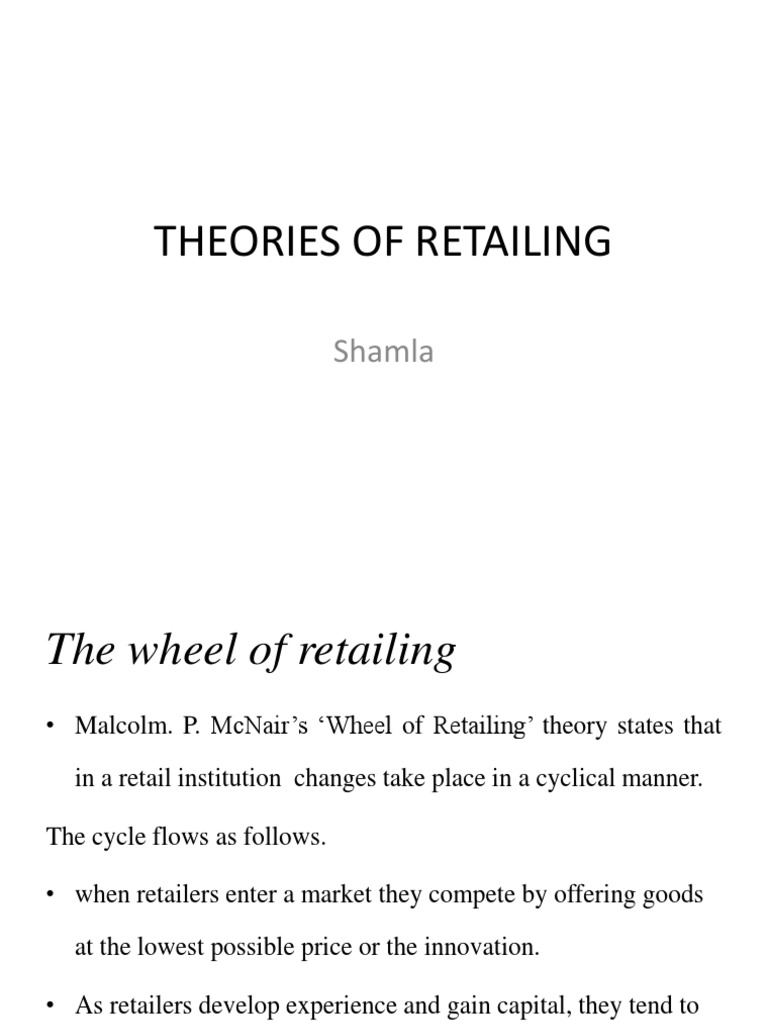 Retail Theories: Wheel & Accordion Concepts | PDF | Retail | Innovation