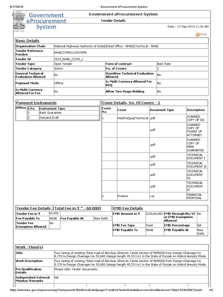 Government Eprocurement System PDF | PDF | Banking | Money