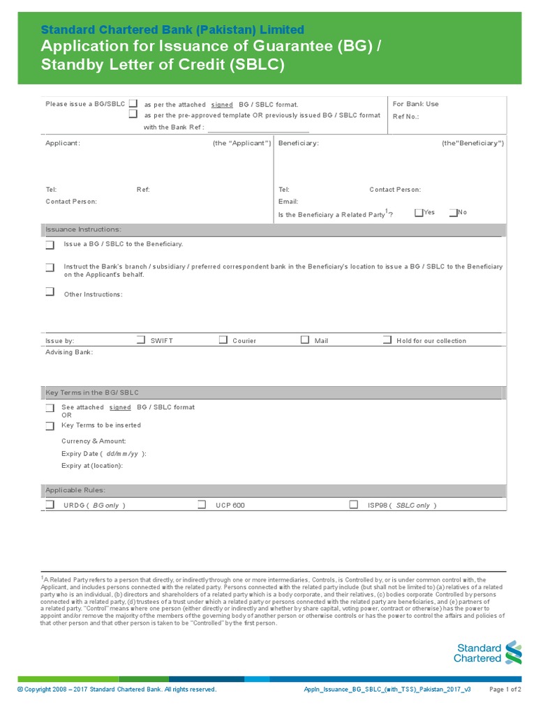 PK Application Issuance Guarantee BG SBLC | PDF | Guarantee | Private Law