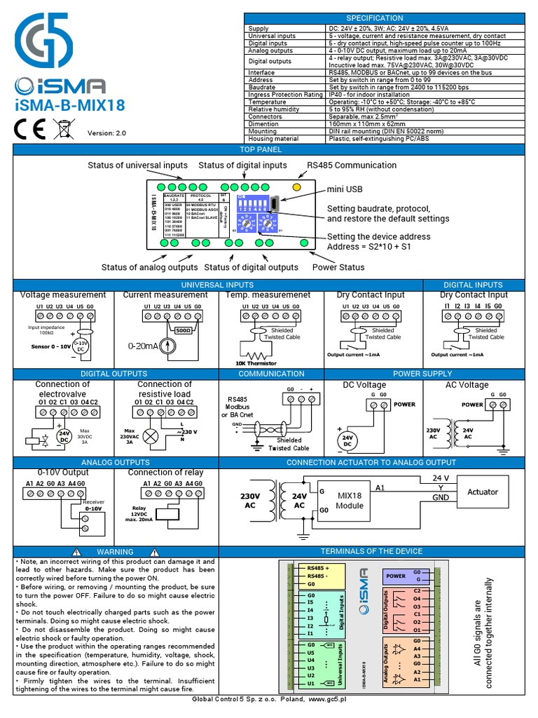 GC5 ISMA-B-MIX18 Installation Instruction en V2.0 | PDF | Rna Splicing | Rna