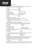 Medical Terminology Pre Test | PDF | Anatomical Terms Of Location | Surgery