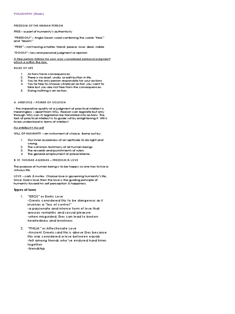 A Free Person Follows His Own Way Considered Personal Judgment Which Is ...