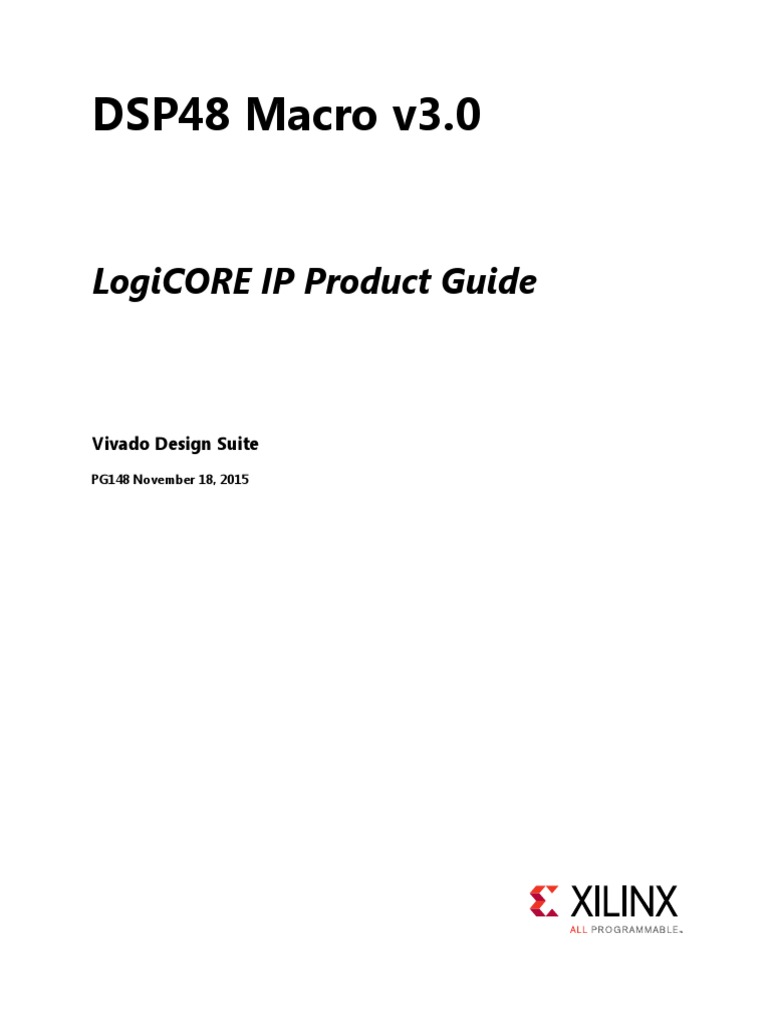 Dsp48 Macro V3.0: Logicore Ip Product Guide | PDF | Digital Signal ...
