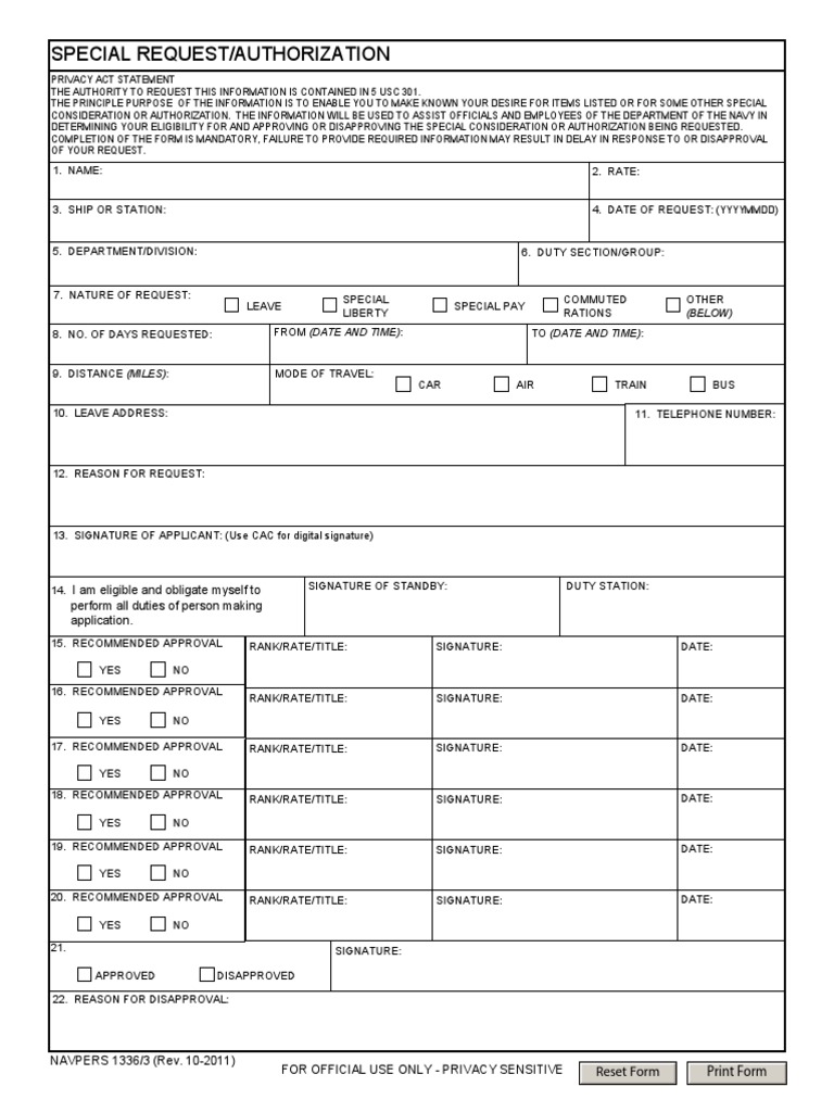 Special Request Chit - NAVY | PDF | Government Information | Government