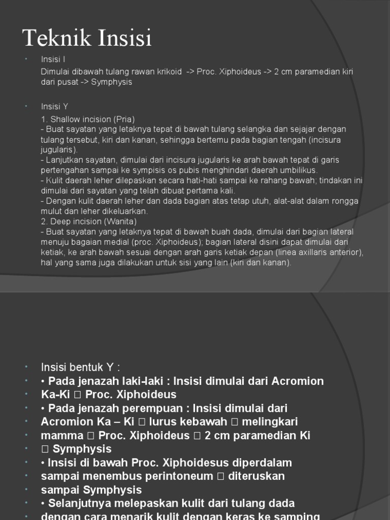 Teknik Insisi | PDF
