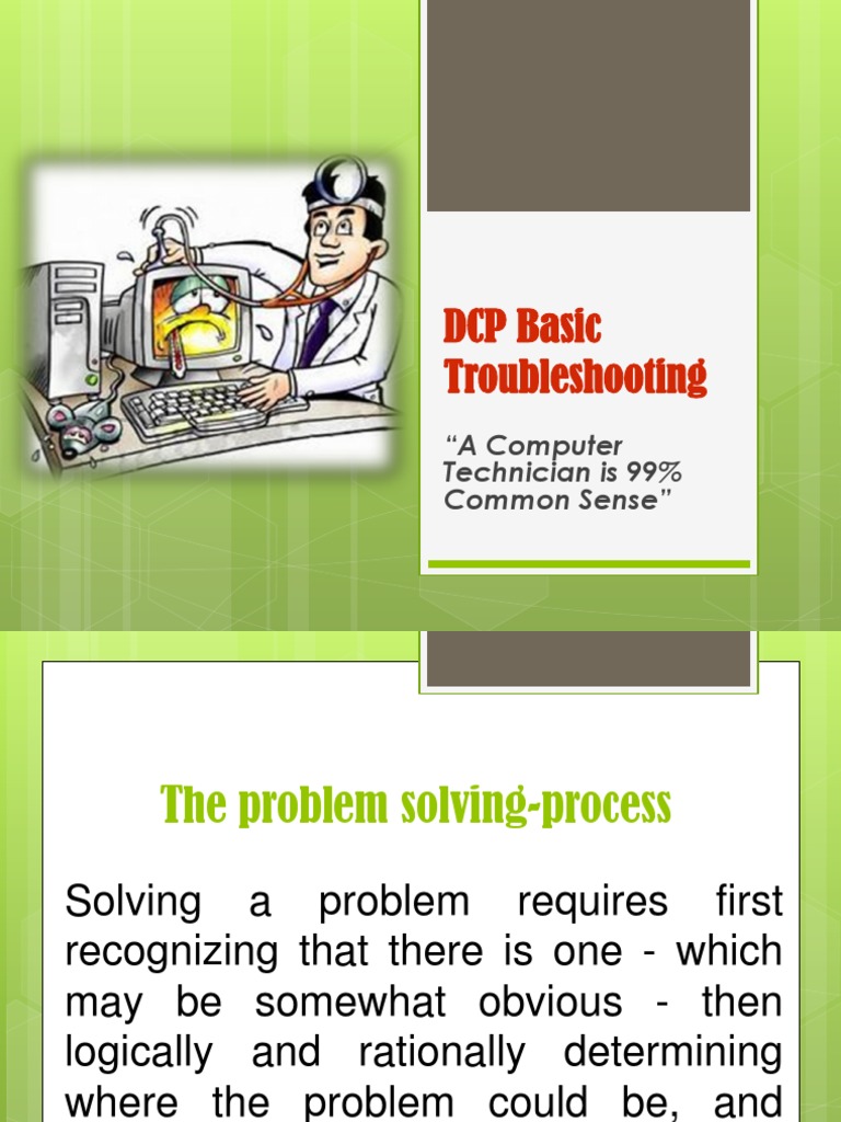 Basic PC Troubleshooting | PDF | Booting | X86 Architecture