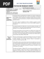 Modelo Pauta Trabajo Comun | PDF | Evaluación | Aprendizaje