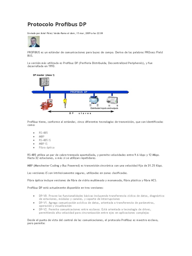 Protocolo Profibus DP | PDF | Automatización | Hardware de la computadora