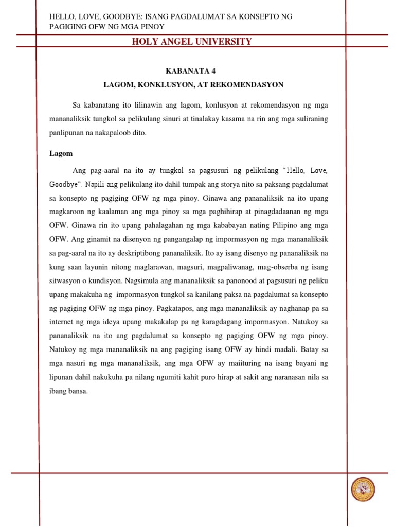 Kabanata 4 Pananaliksik Kabanata 4 | PDF